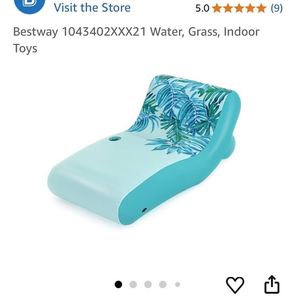 Bestway | Other | Bestway Aqua Lounge Chair Blue And Green | Poshmark